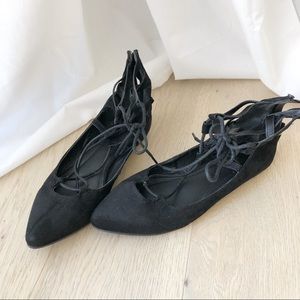 Missguided | Shoes | 3 For 25 Missguided Lace Up Flats | Poshmark